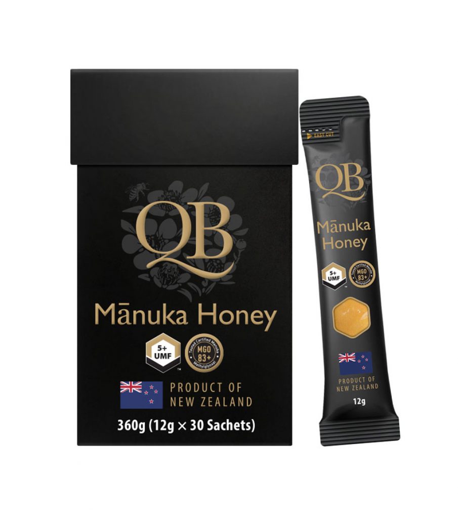 QB Manuka Honey Sachet UMF 5+ MGO 83+ 360g – NZQueenBee